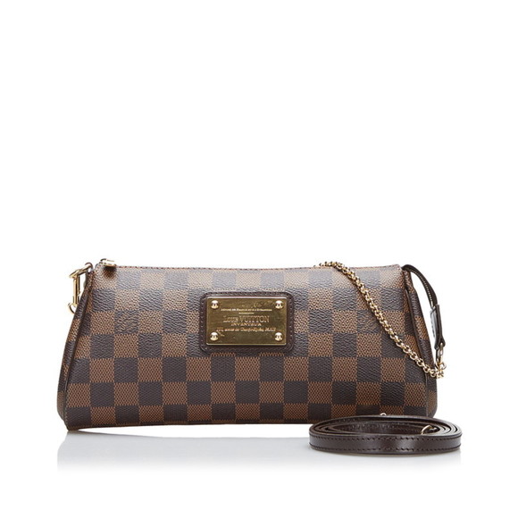 Louis Vuitton | Bags | Louis Vuitton Damier Eva Chain Handbag Shoulder ...